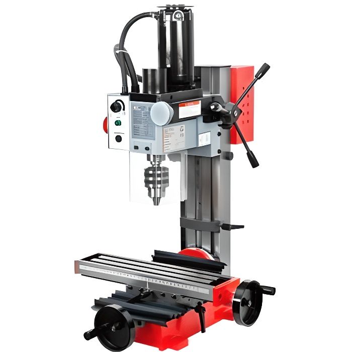 Fraiseuse verticale métal inclinable D. 30 mm 230 V 350 W - BF 16V ...