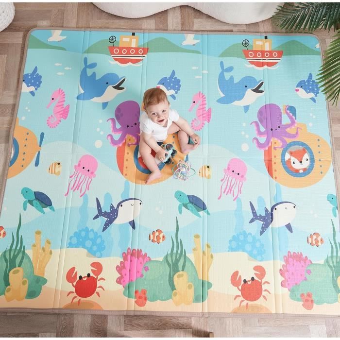Tapis de Jeu/ de Sol XXL Pour Enfant Bebe 180x200x1,5cm en Mousse Epais ...