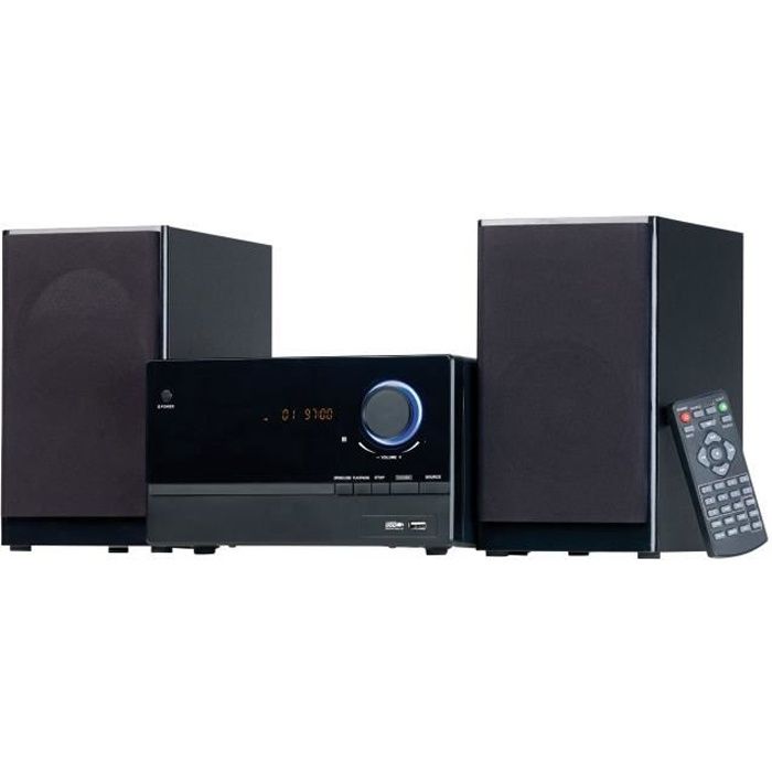 Mini-chaîne stéréo MSX-560 Auvisio avec lecteur CD, radio FM, lecteur ...