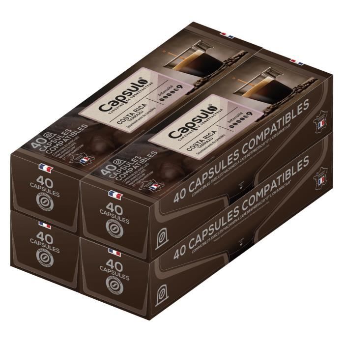 Capsulo 160 (4x40) Capsules de café COSTA RICA - Compatible avec ...
