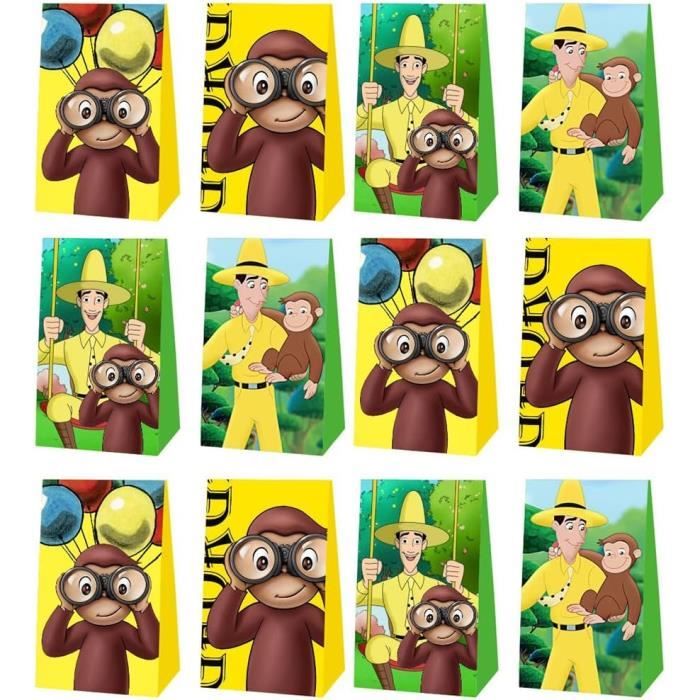 Singe George Sacs De Fête, Monkey 12 Pièces Sachets De Bonbons ...