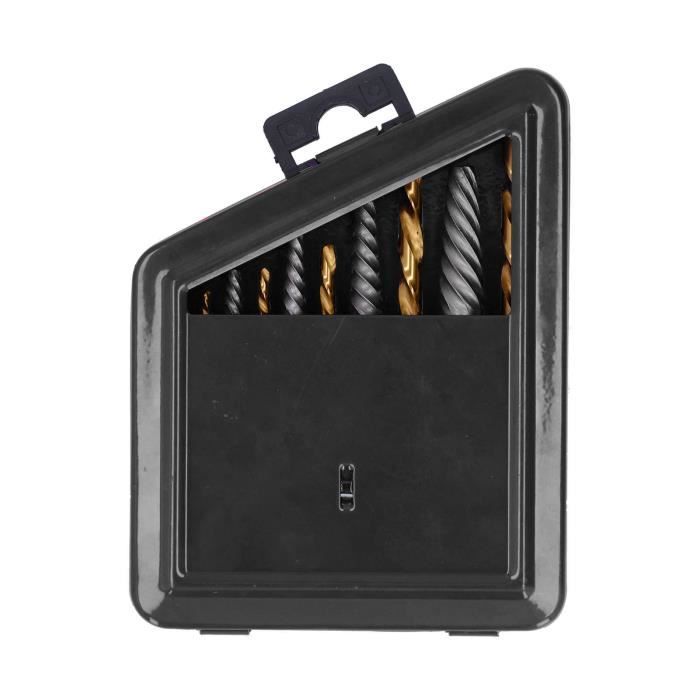 Cikonielf extracteurs de goujons de boulon 10 pièces foret d'extracteur de vis 4241 HSS main ...
