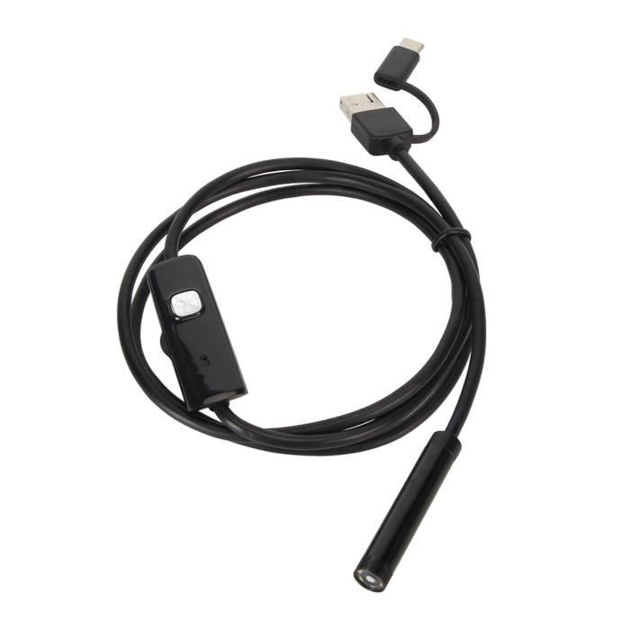 EJ.life Endoscope USB Caméra Endoscopique, 6 Lumières LED, étanche IP67 ...