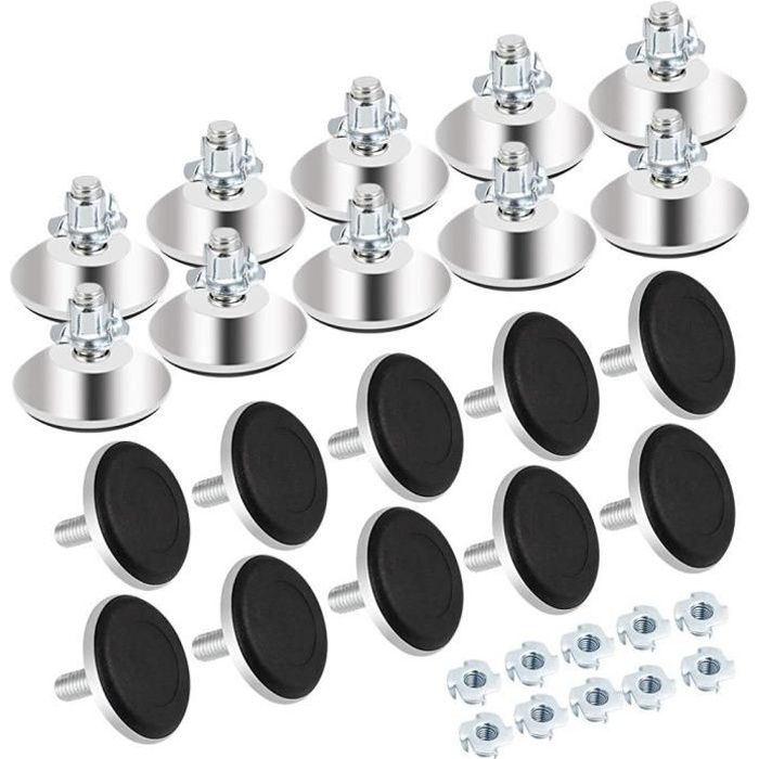 20Pcs Pieds Vérin de Meuble, M8 x 40mm Pieds de Meuble Ajustables, Vis ... 20Pcs Pieds Vérin de Meuble, M8 x 40mm Pieds de Meuble Ajustables, Vis ...