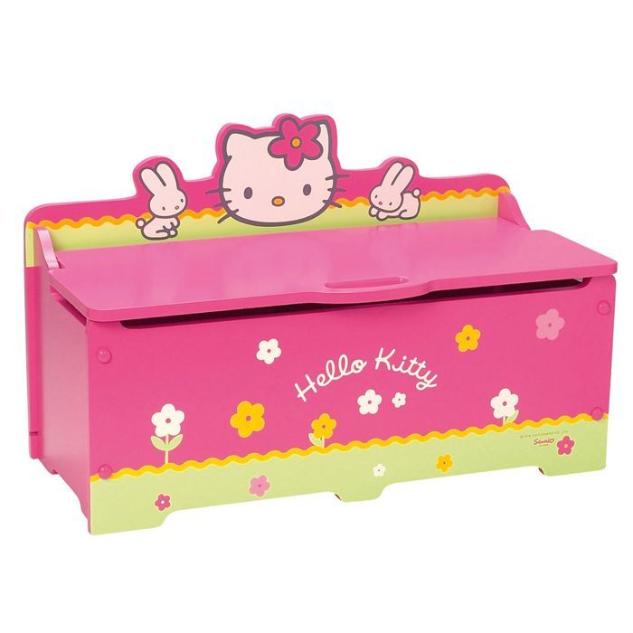HELLO KITTY Coffre à Jouets Petit Modèle - Funhouse - Cdiscount ...