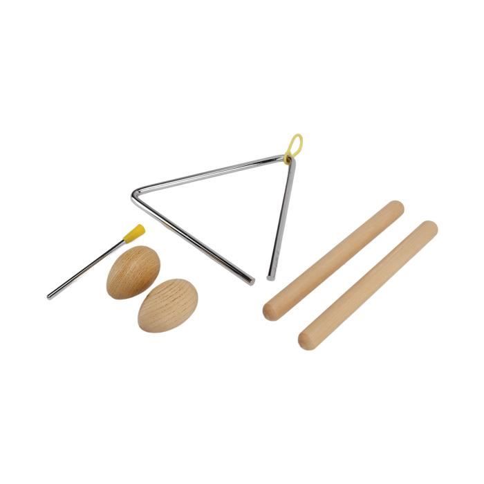 SALUTUYA Ensemble d'instruments à percussion triangulaire Ensemble d ...