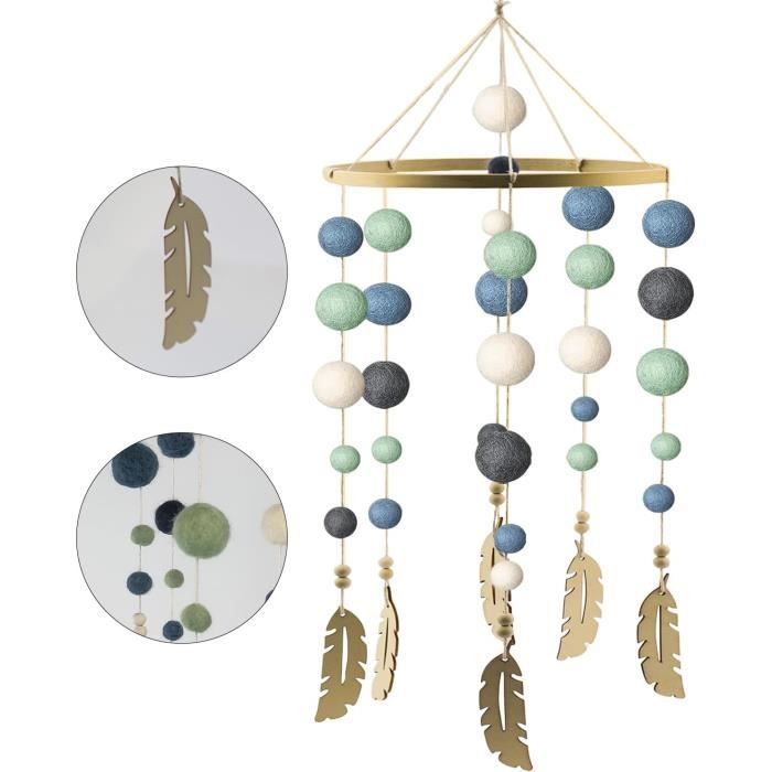 Mobile Bébé Lit Bébé Mobile Carillon Éolien Mobile Lit Bébé Avec Boules ...