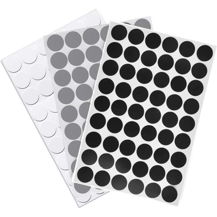 3 PCS Cache Vis Auto Adhésifs Vis Trou Autocollants pour Meubles ...