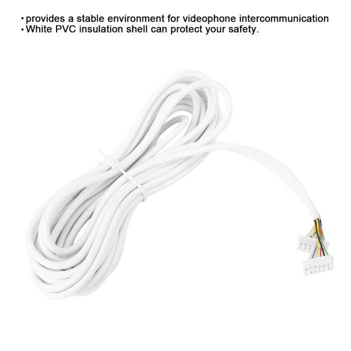 SURENHAP câble à 6 conducteurs Câble en cuivre flexible rond à 6 ...