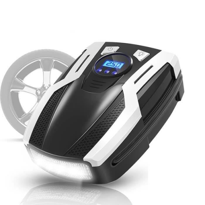 COMPRESSEUR AUTO gonfleur de pneus numérique 12 V Compresseur d'air ...