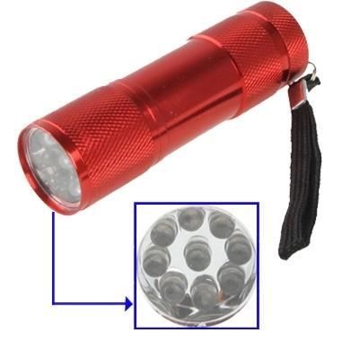 Mini lampe torche LED 9 de poche portable Rouge - Cdiscount Bricolage