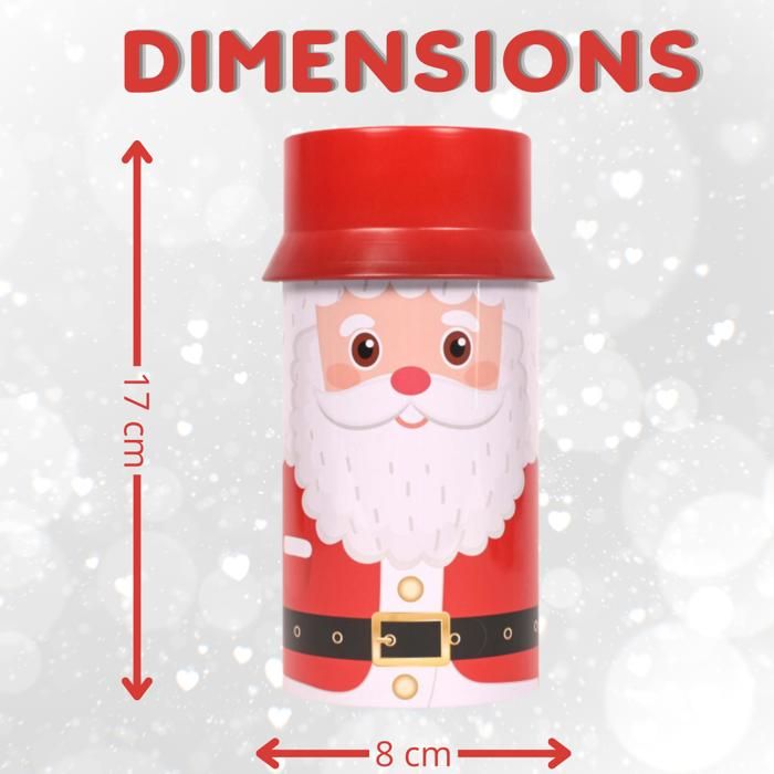 2 Personnages de Noël garnis de 30 chocolats Kinder Schokobons, mini ...