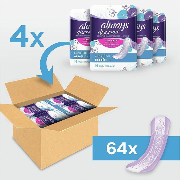 YSFMODE-,64 Serviettes Hygiéniques Incontinence Femme,Long Plus 5 ...