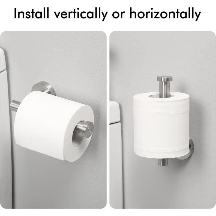 Porte Papier Toilette Derouleur Papier Toilettes Mural 12CM Dérouleur ...