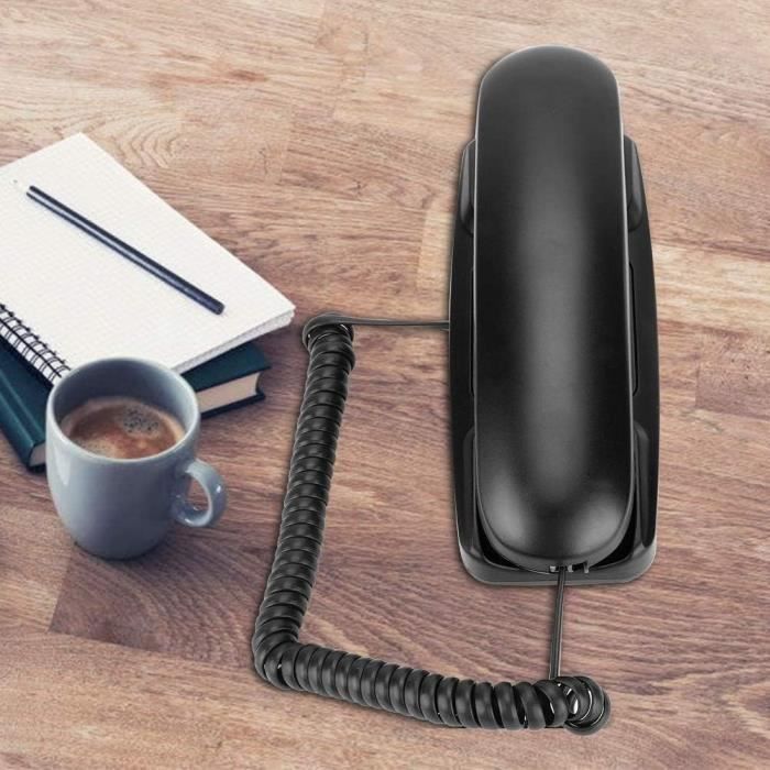 Support Mural-Téléphone Fixe, Sans Identification De L'Appelant Rj45 ...