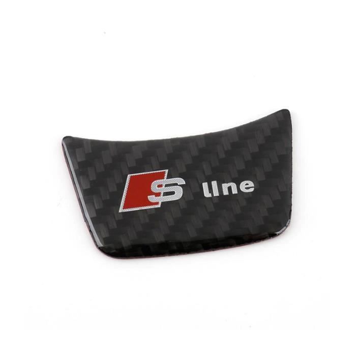 Volant Emblème Autocollant 3D Stickers Badge Logo S Lline Fibre Carbone ...