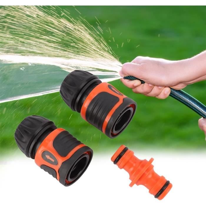 Ensemble de 3 pièces de connecteurs rapides, connecteurs de tuyau, adaptateurs de tuyau d ...