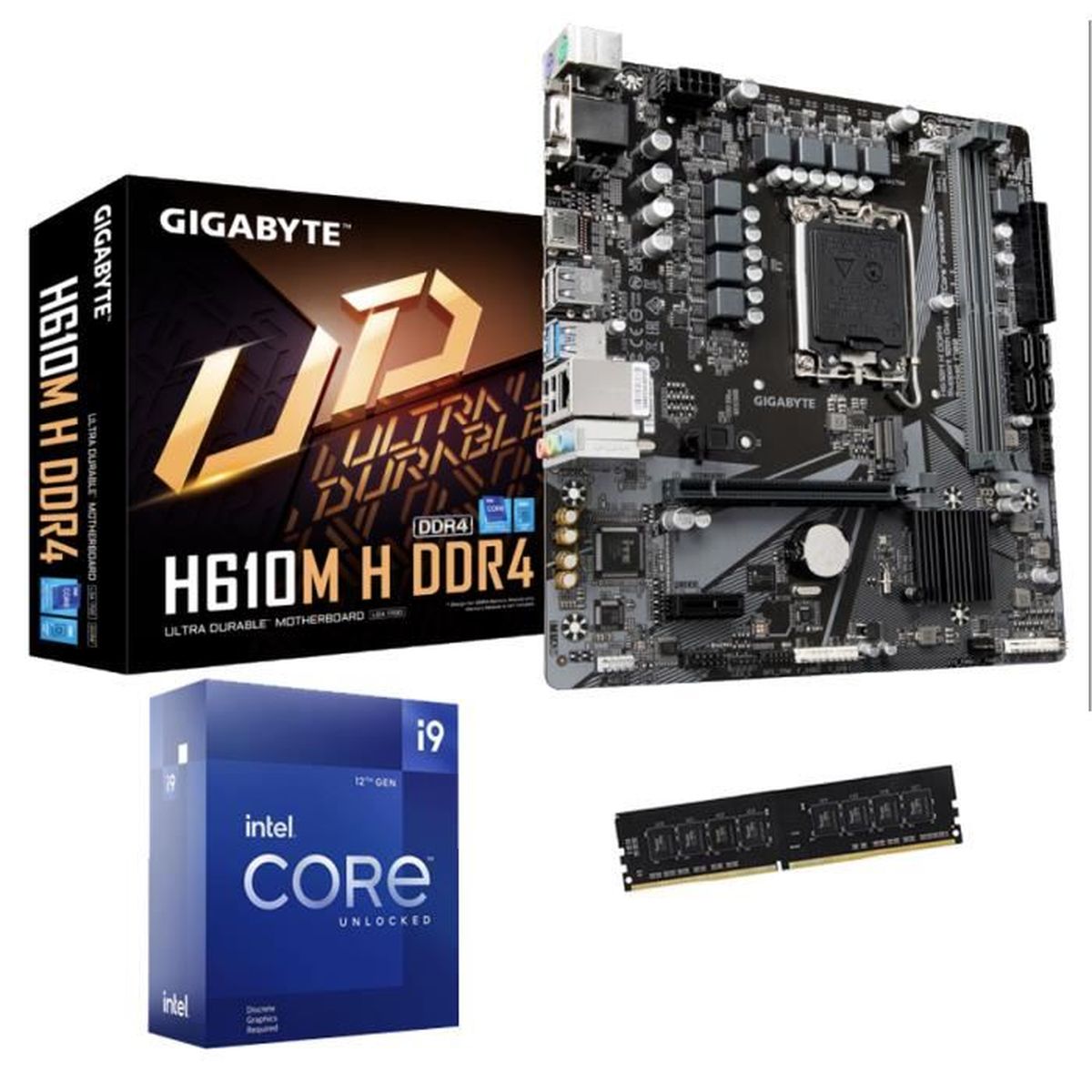 Kit Upgrade évolution PC 12ème Génération - Carte mère Gigabyte ...