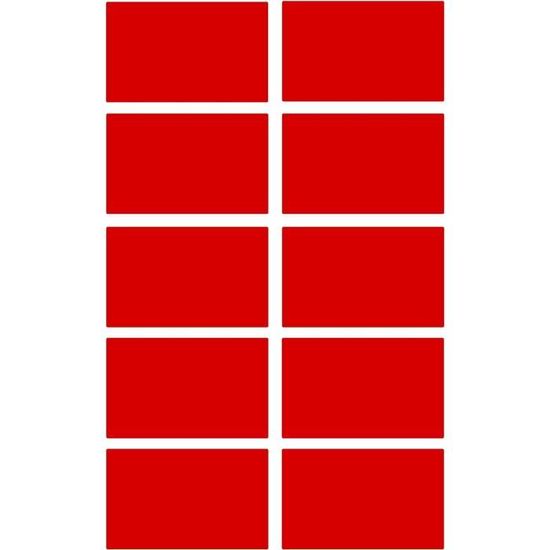 Royal Green Lot de 150 étiquettes autocollantes pour codage couleur ...