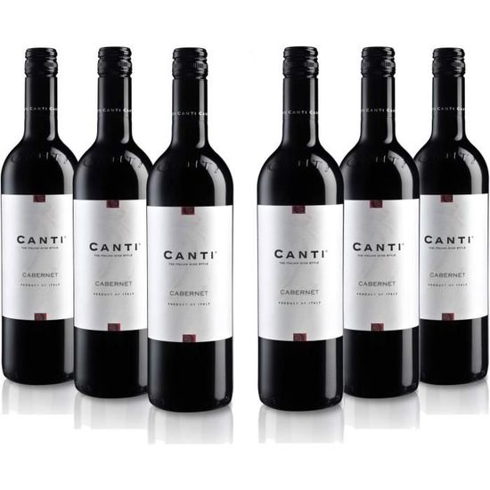 Vins Rouges - Cabernet Vin Rouge Italien Set 6 Bouteilles X 75 Cl - La ...