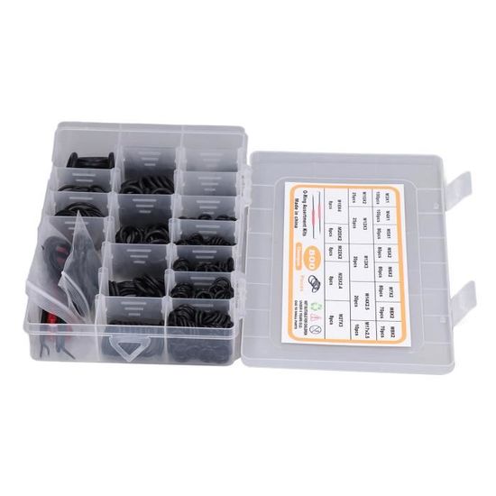 Fdit ensemble d'assortiment de joints toriques Kits d'assortiment de ...