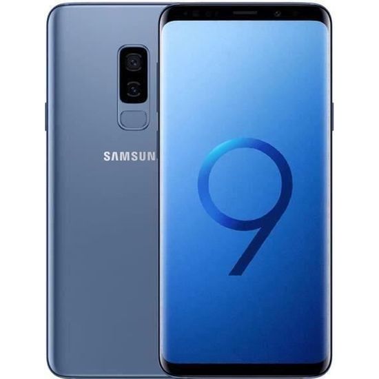 SAMSUNG Galaxy S9+ 64 go Bleu corail - Reconditionné - Excellent état - Cdiscount Téléphonie
