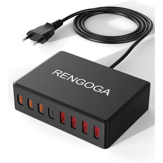 Chargeur Usb C Multiple, 8 Ports Station De Charge Usb C, 100W Chargeur ... Chargeur Usb C Multiple, 8 Ports Station De Charge Usb C, 100W Chargeur ...