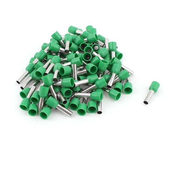 SOURCING MAP 100Pcs 6㎟ Embout de Câble Embout de Câblage Cosse à Sertir électrique Fil ...