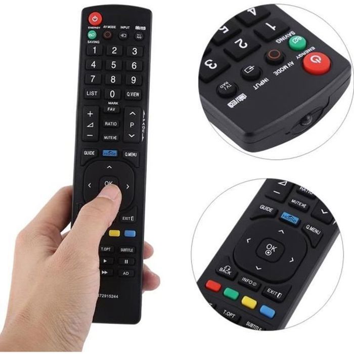 TELECOMMANDE TV - TELECOMMANDE LECTEUR VIDEO - TELECOMMANDE LECTEUR DE ...