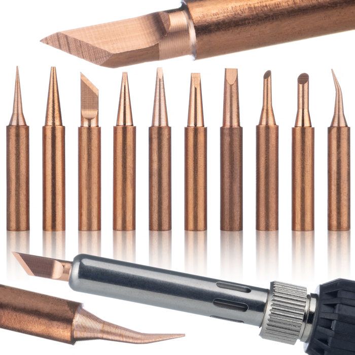 Jeu de pannes à souder en cuivre 900M I-B-K-1.2D-1.6D-2.4D-3.2D-2C-3C ...