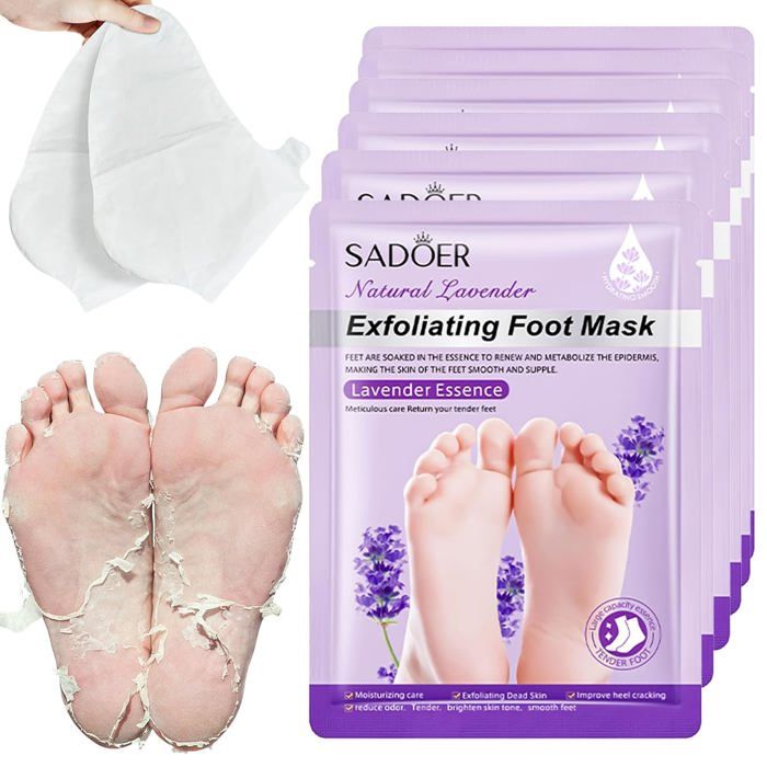 Foot Mask, Moisturising, Foot Mask Socks With Lavender, Foot Peel Mask ...