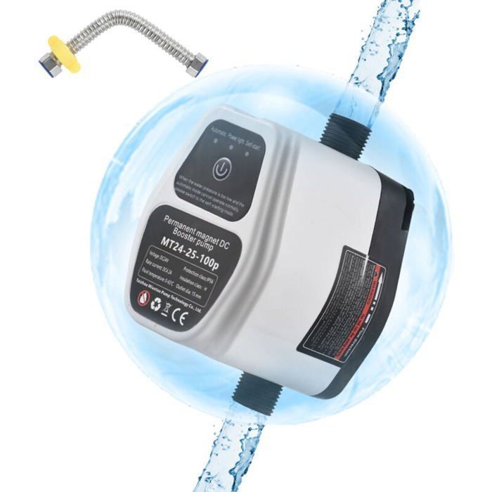 Pompe de surpression d'eau portable 24V 100Pa Auto Shower Water ...