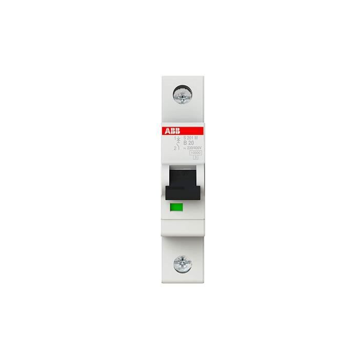 Disjoncteur miniature - ABB - Système Pro M Compact - Type B - 20 A ...