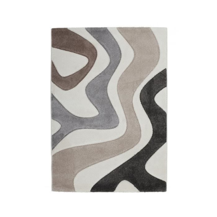 Tapis de salon Tapis Design Carving 3D effect dessin strip Tapis dessin ...