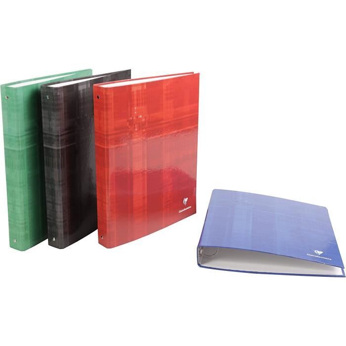 Un Classeur Rembordé Rigide À 4 Anneaux, Dos De 3 Cm - A4 21X29,7 Cm ...