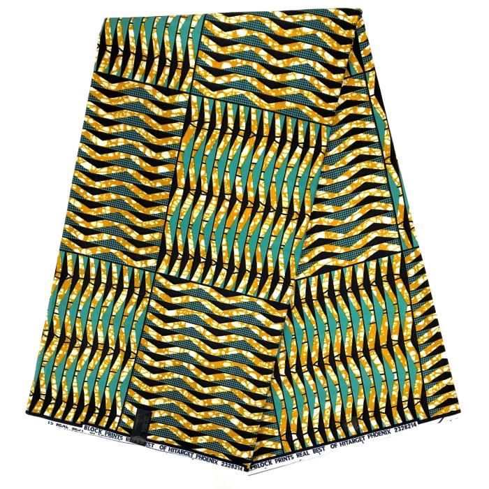 Wax pagne tissu africain collection HITARGET 6Yards super cire imprimé ...