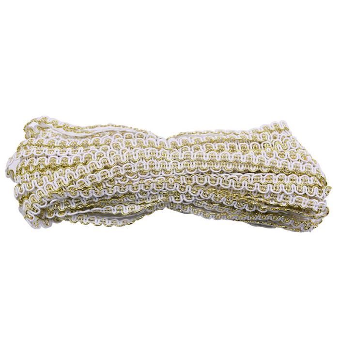 Tissu,Dentelle en forme de S , courbe ruban d'habillage guipure ...