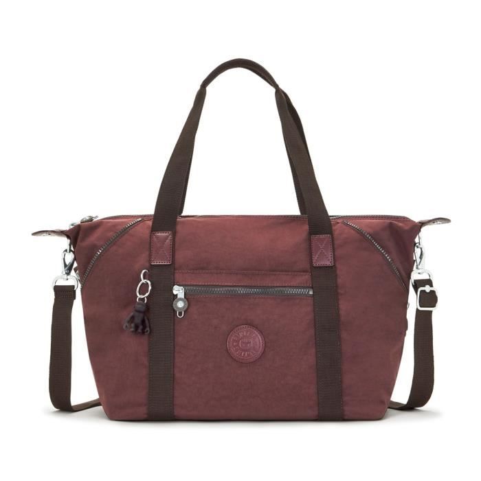 Kipling Basic Eyes Wide Open Art Tote Mahogany [187619] - sac à épaule ...