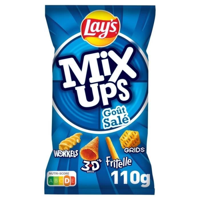 LAY'S - Mix Gôut Salé 110G - Lot De 4 - Cdiscount Au quotidien