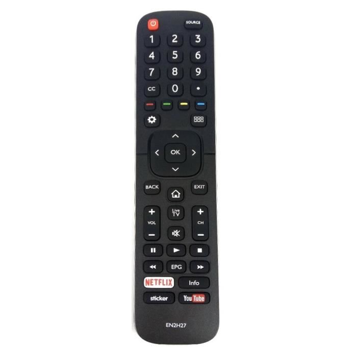 New -Télécommande pour Smart TV Hisense LED EN2H27 RC339440801 EN2H27B ...