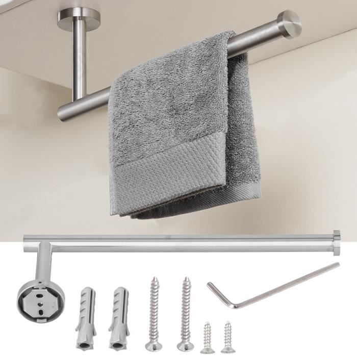 Porte-serviettes - QIILU - Acier Inoxydable 304 - Chromé - Monté au Mur ... Porte-serviettes - QIILU - Acier Inoxydable 304 - Chromé - Monté au Mur ...