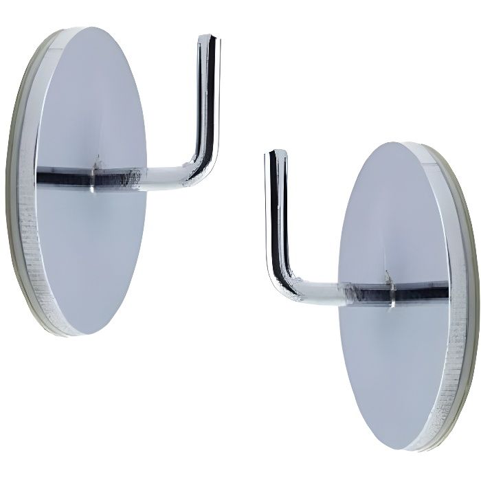 ATELIERS 28 Supports adhésifs Ronds Métal Idéal Tringle Extensible ...