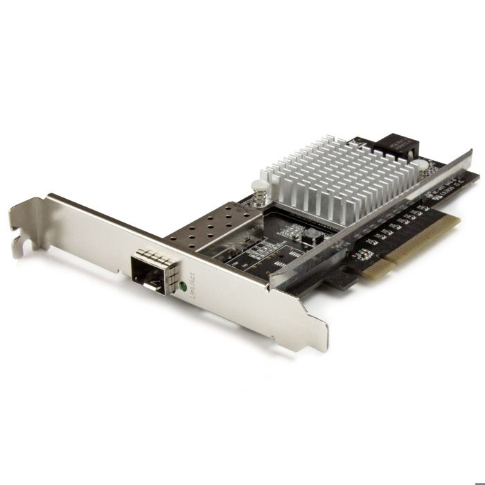 Carte réseau PCI Express - STARTECH - SFP+ - 10 Gigabit Ethernet - Chipset Intel - 1 port fibre ...