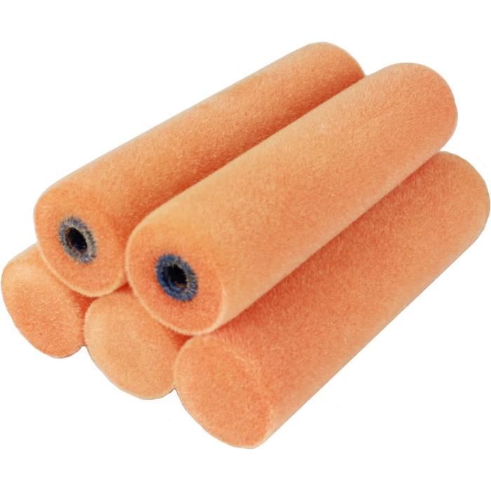 Rouleau de peinture en mousse - TRAHOO - Lot de 5 rouleaux de 150mm Ø ...