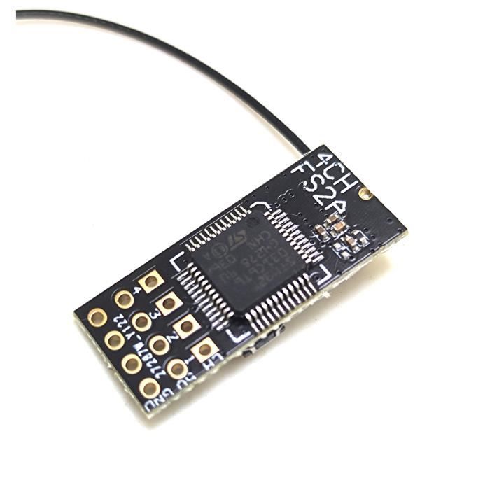1 Mini récepteur AFHDS 2A 4CH avec antenne sortie PWM Compatible FS2A ...