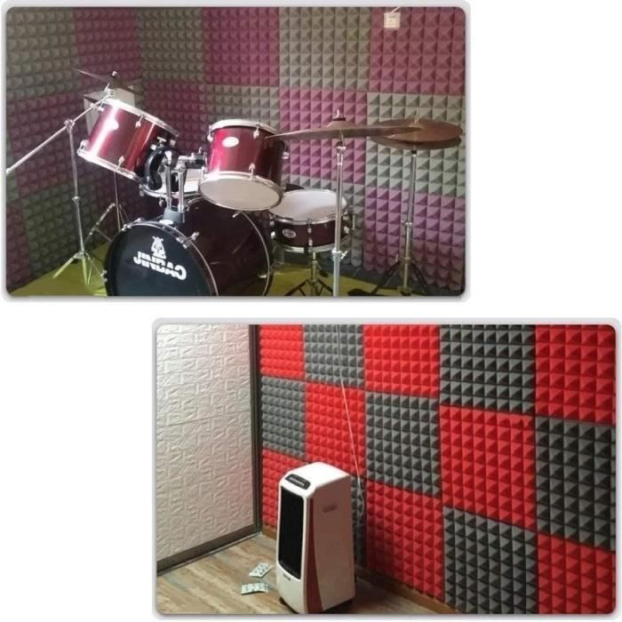 Traitement Acoustique de la pièce, Panneaux acoustiques Haute densité ...