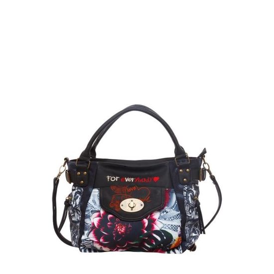 DESIGUAL Sac à main Jungle Night Mc Been Femme Bleu - Cdiscount ...