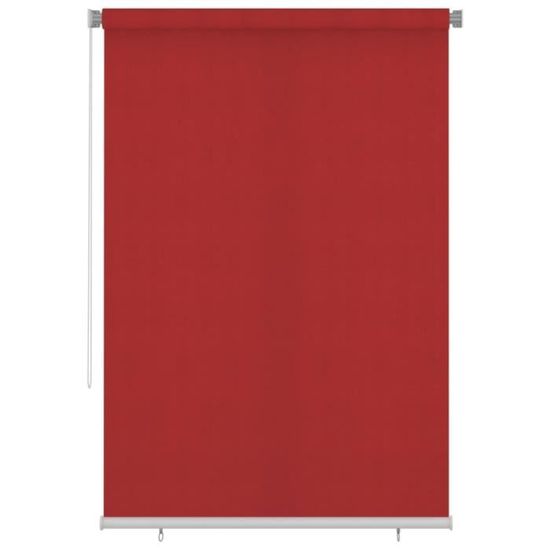 Pwshymi-Store roulant d'extérieur 160x230 cm Rouge PEHD - Cdiscount Maison