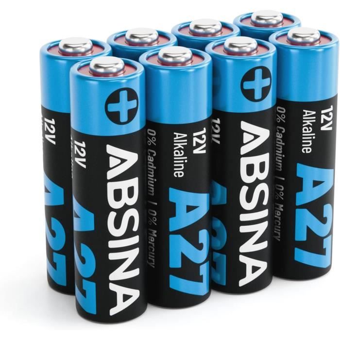 8X Pile 27A 12V Alkaline pour telecommande Portail, ouvre-Porte de ...