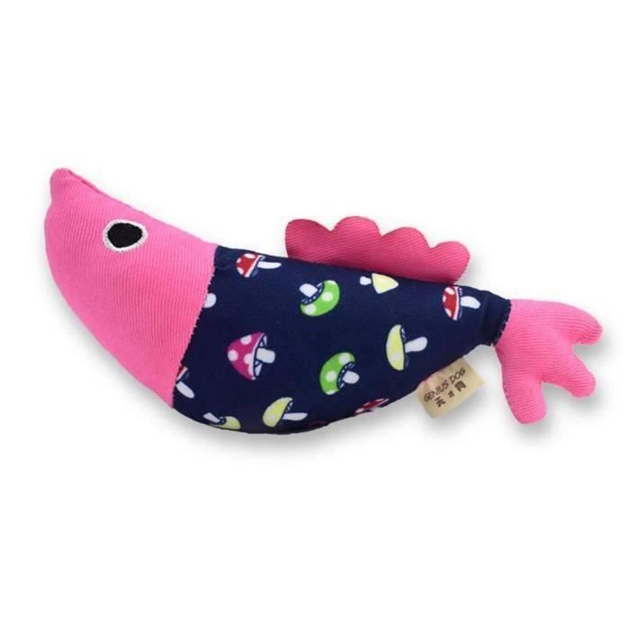 Jouer Cat Toy coton en forme de poisson drôle en peluche gratter Jeu ...
